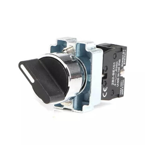 Selector 3 posiciones 2NO 22MM base metálica